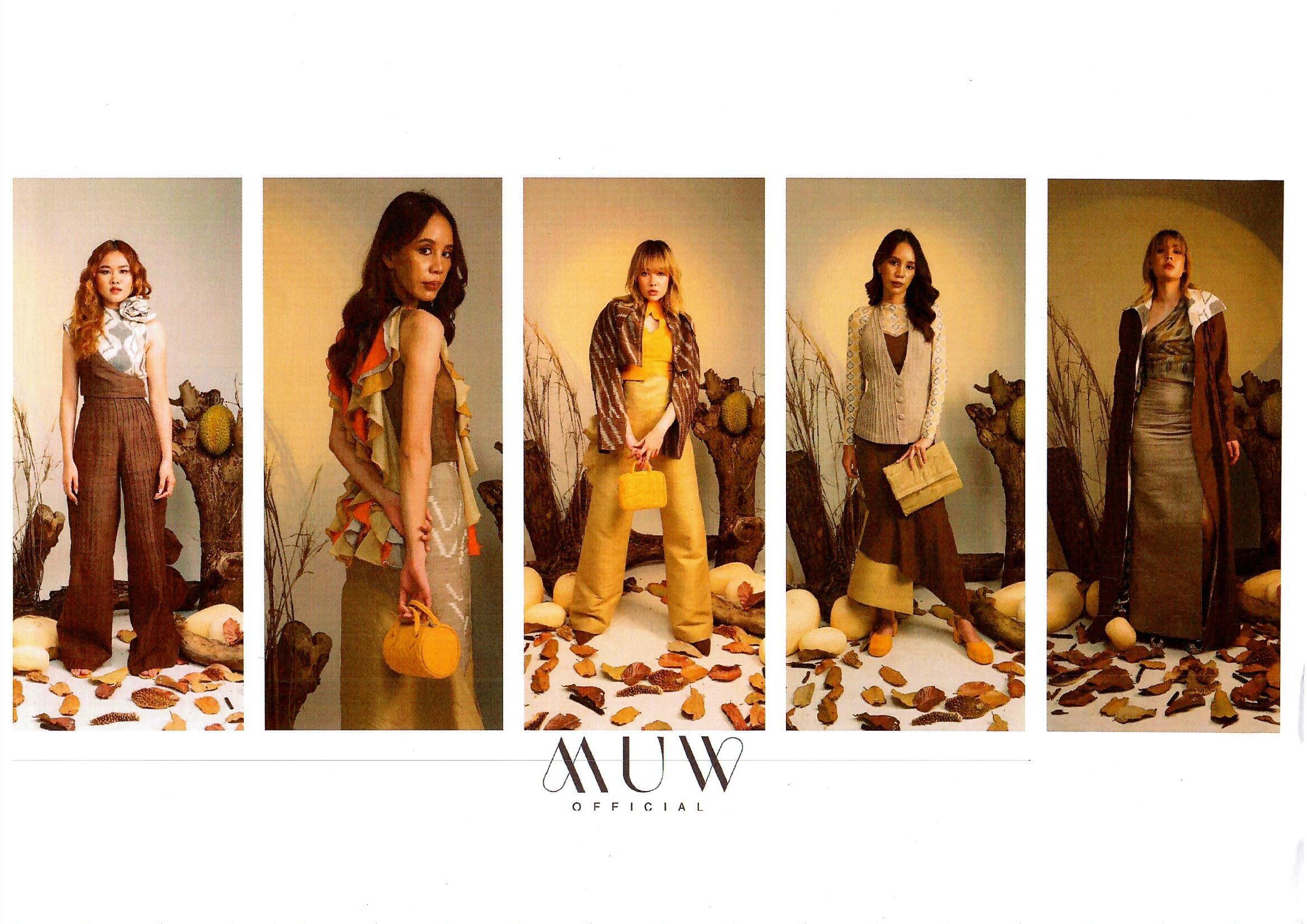 ‘MUW official’ สวยมงคลตั้งแต่หัวจรดเท้า จากเส้นใยเปลือกทุเรียนต้าน ...