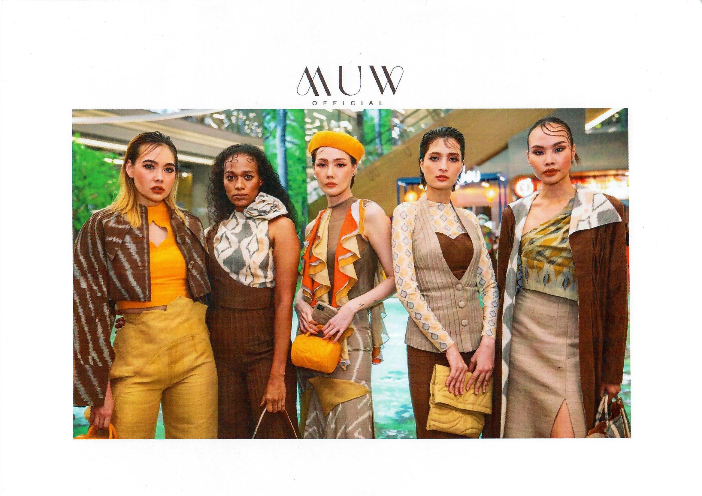 ‘MUW official’ สวยมงคลตั้งแต่หัวจรดเท้า จากเส้นใยเปลือกทุเรียนต้าน ...